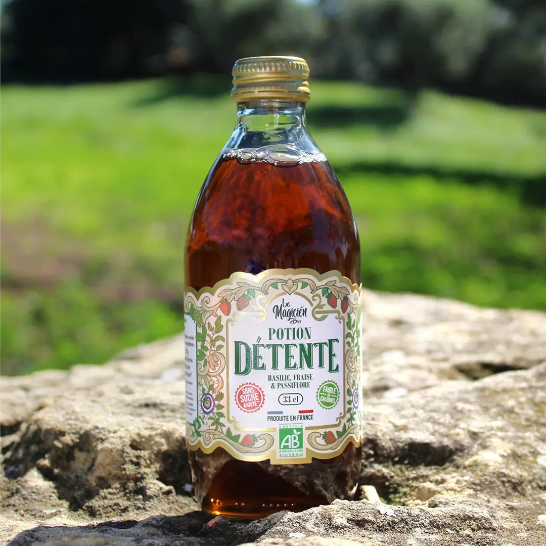 Potion détente - boisson rafraîchissante basilic & fraise