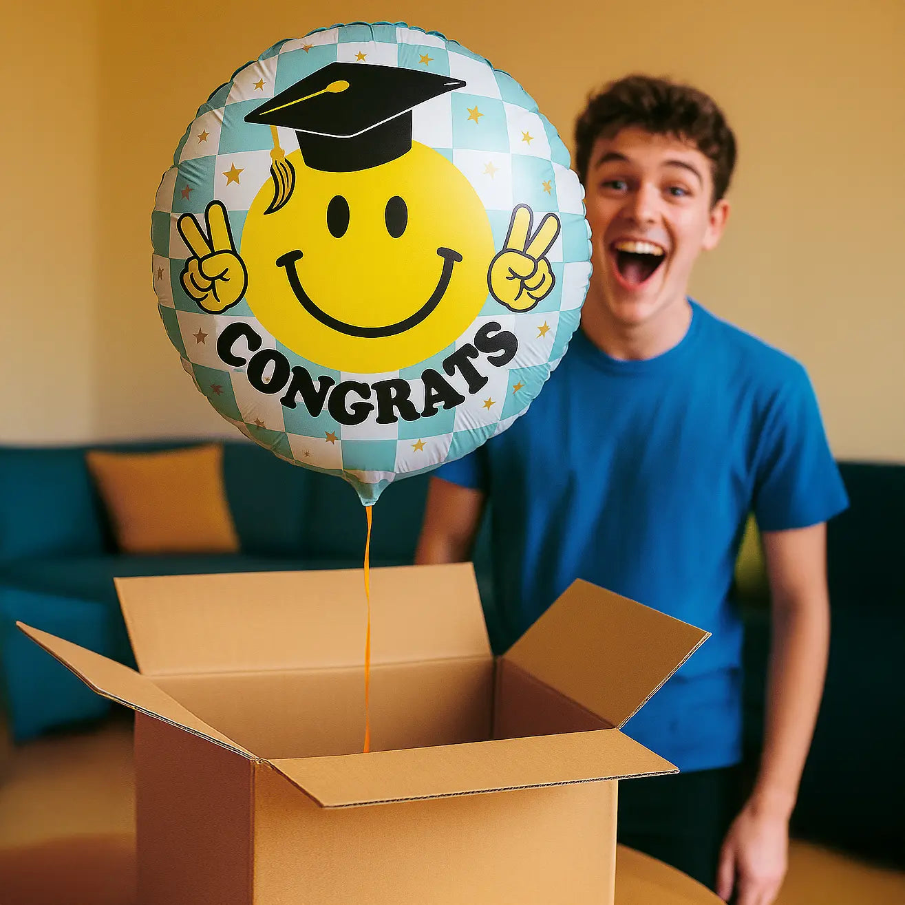 Box ballon hélium de félicitation